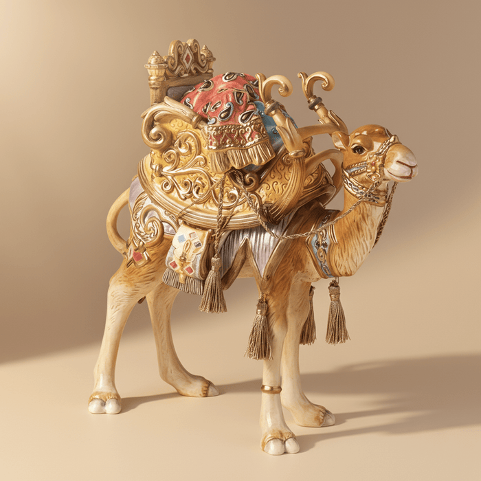 Nativity Babylonian Standing Camel Figurine, 12 IN