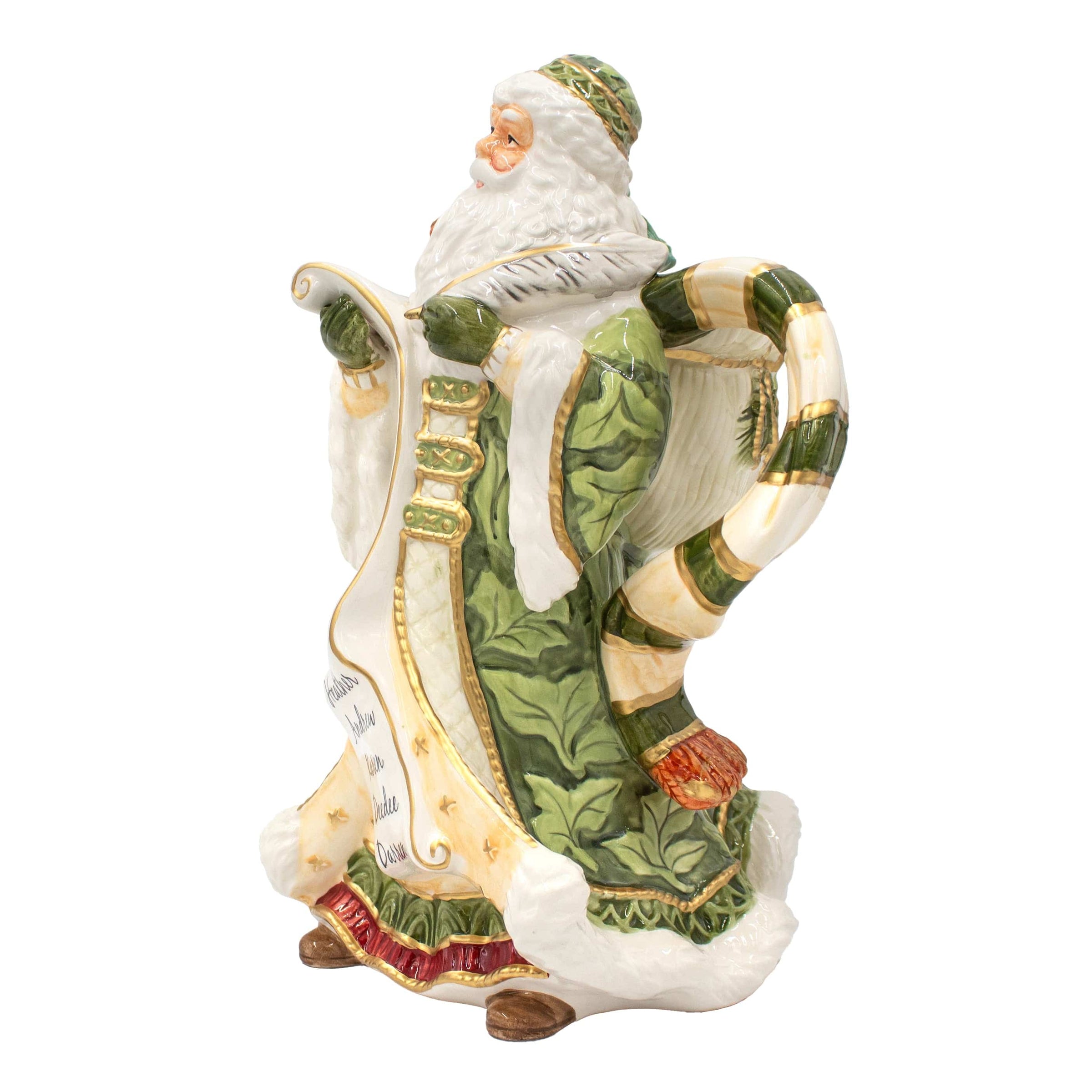 Holiday Home Green Santa Pitcher