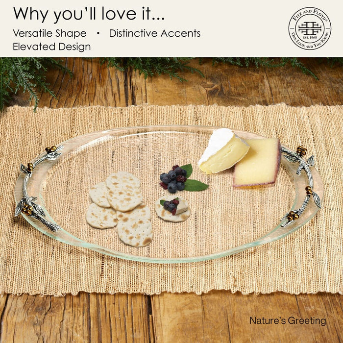 Natures Greetings Serving Platter
