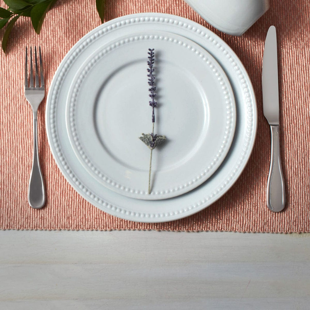 Everyday White® Beaded 32 Piece Dinnerware Set, Service for 8