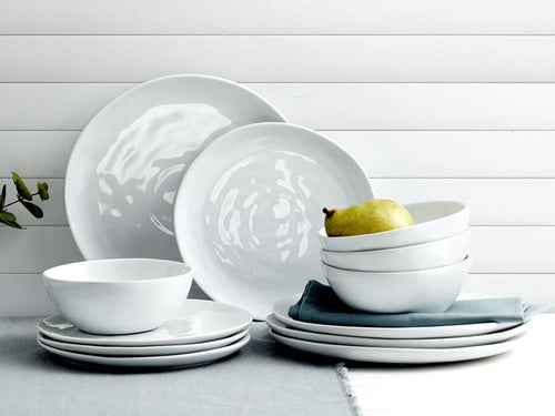 Everyday White® Organic 12 Piece Dinnerware Set, Service for 4