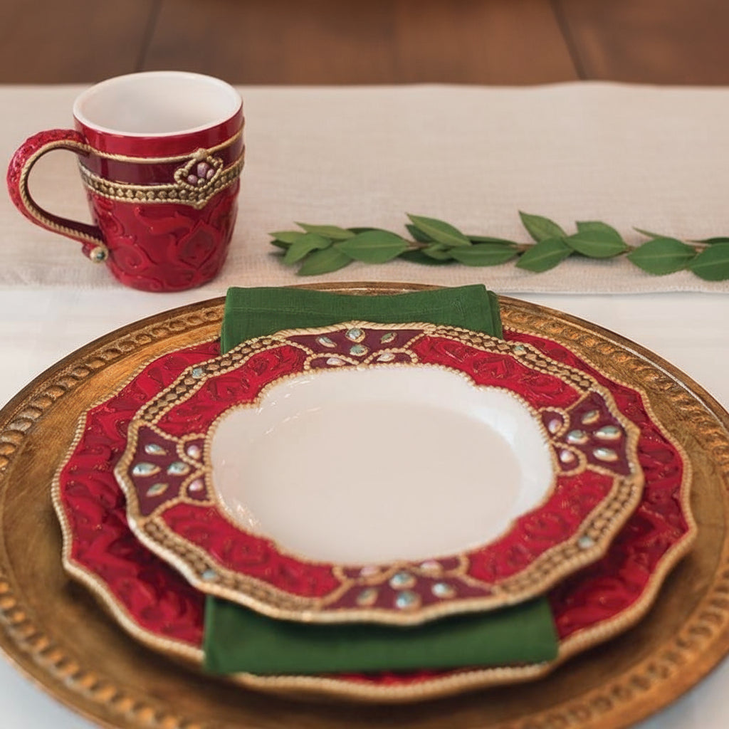 Renaissance Holiday 4 Piece Place Setting – Fitz and Floyd