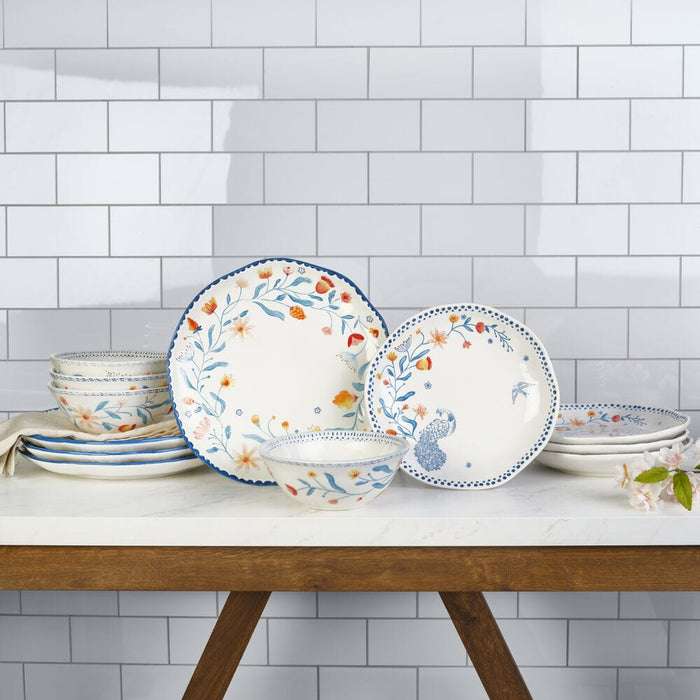 Gracie 12 Piece Dinnerware Set, Service for 4