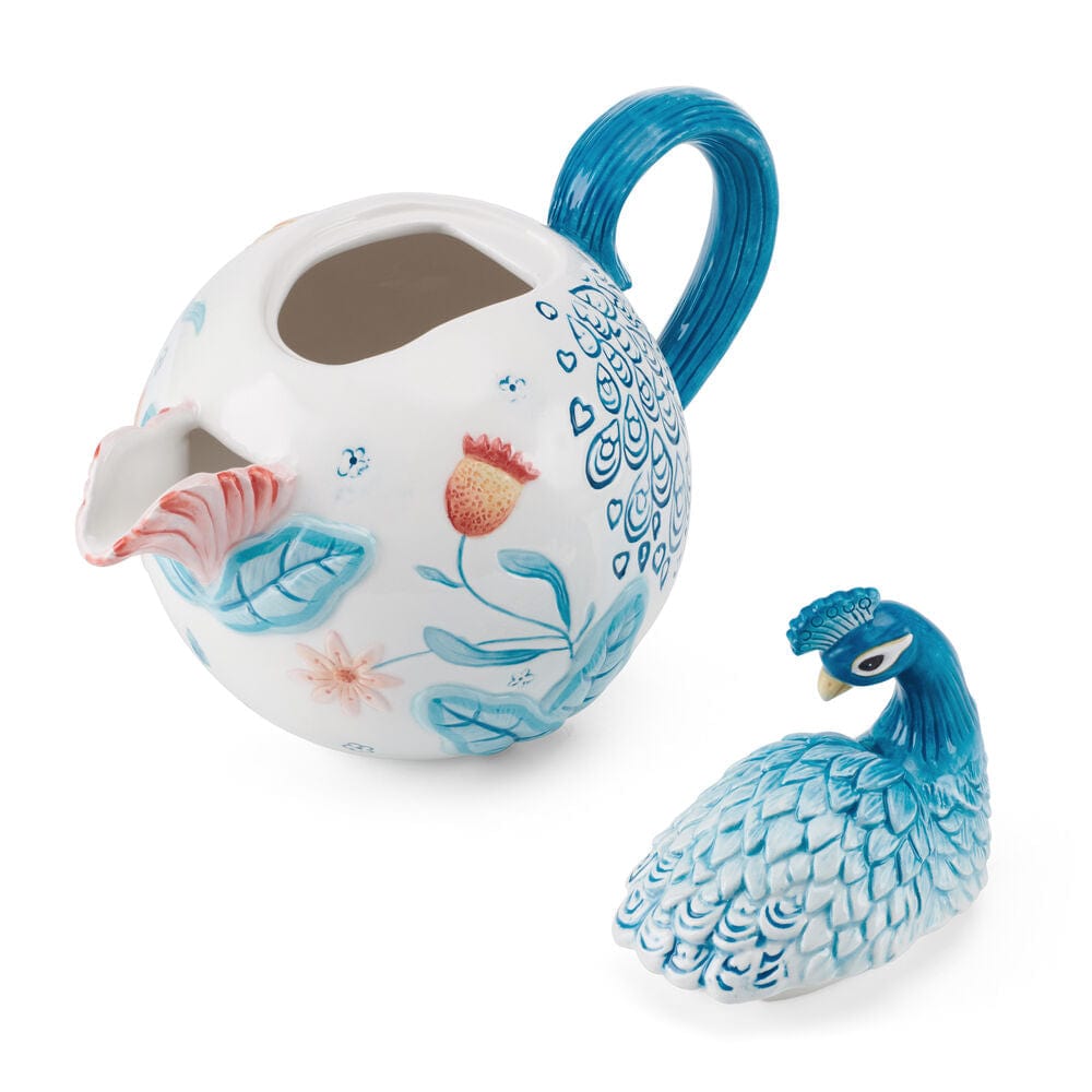 Gracie Peacock Teapot – Fitz and Floyd