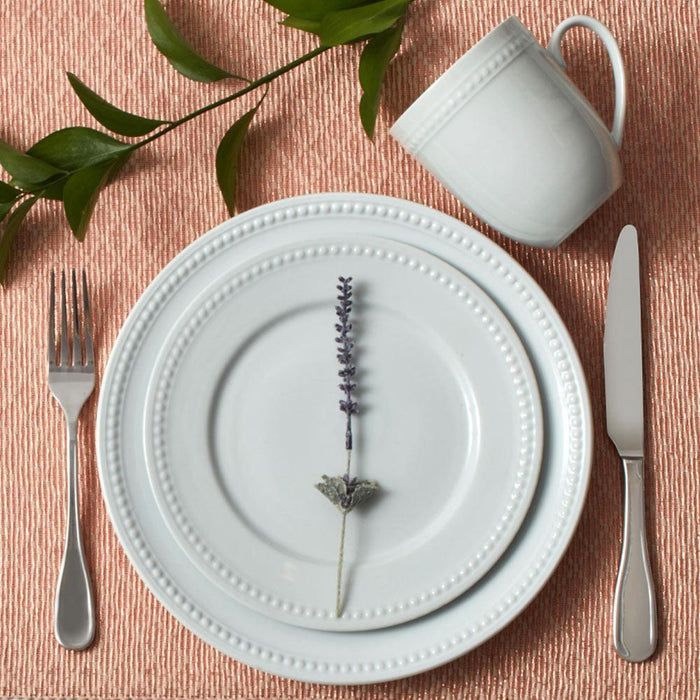 Everyday White® Beaded 32 Piece Dinnerware Set, Service for 8