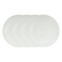 Everyday White® Beaded Set of 4 Dinner Plates