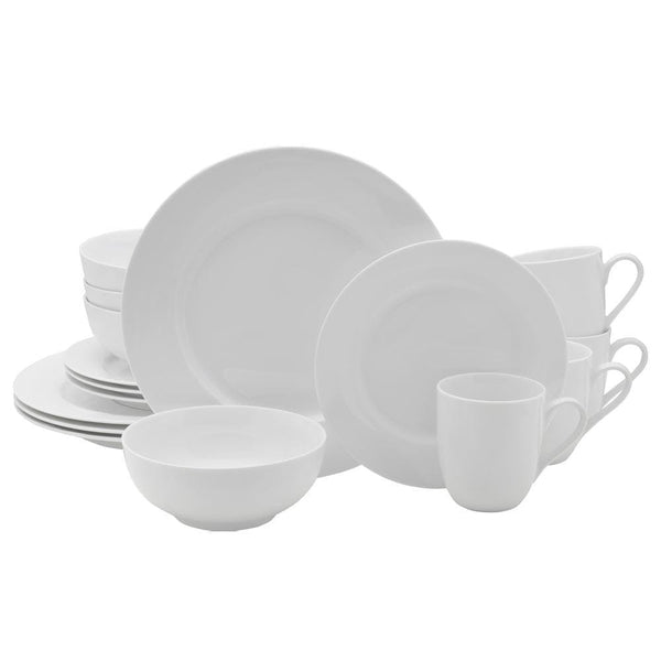 Everyday White® Classic Rim 16 Piece Dinnerware Set, Service for 4