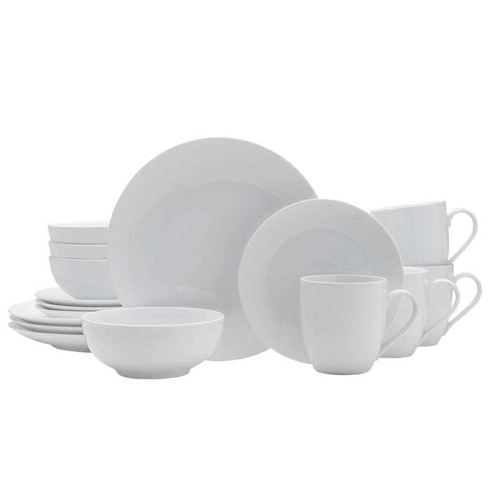 Everyday White® Coupe 16 Piece Dinnerware Set, Service for 4