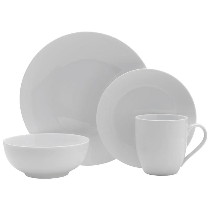 Everyday White® Coupe 16 Piece Dinnerware Set, Service for 4