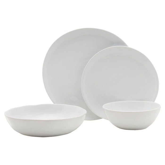 Everyday White® Organic 32 Piece Dinnerware Set, Service for 8