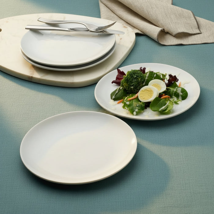 Everyday White® Organic Set of 4 Salad Plates