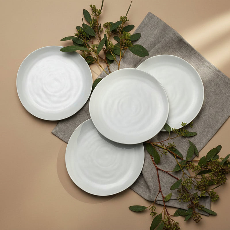 Everyday White® Organic Set of 4 Salad Plates
